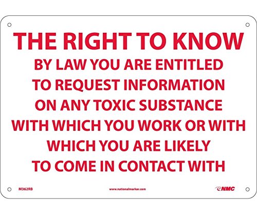 Right To Know Sign: Amazon.com: Industrial & Scientific