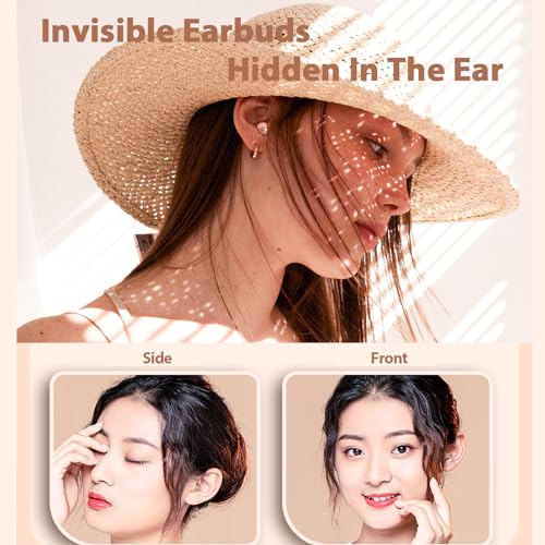 Xmenha Wireless Smallest Invisible Hidden Earbuds Best Wireless ...