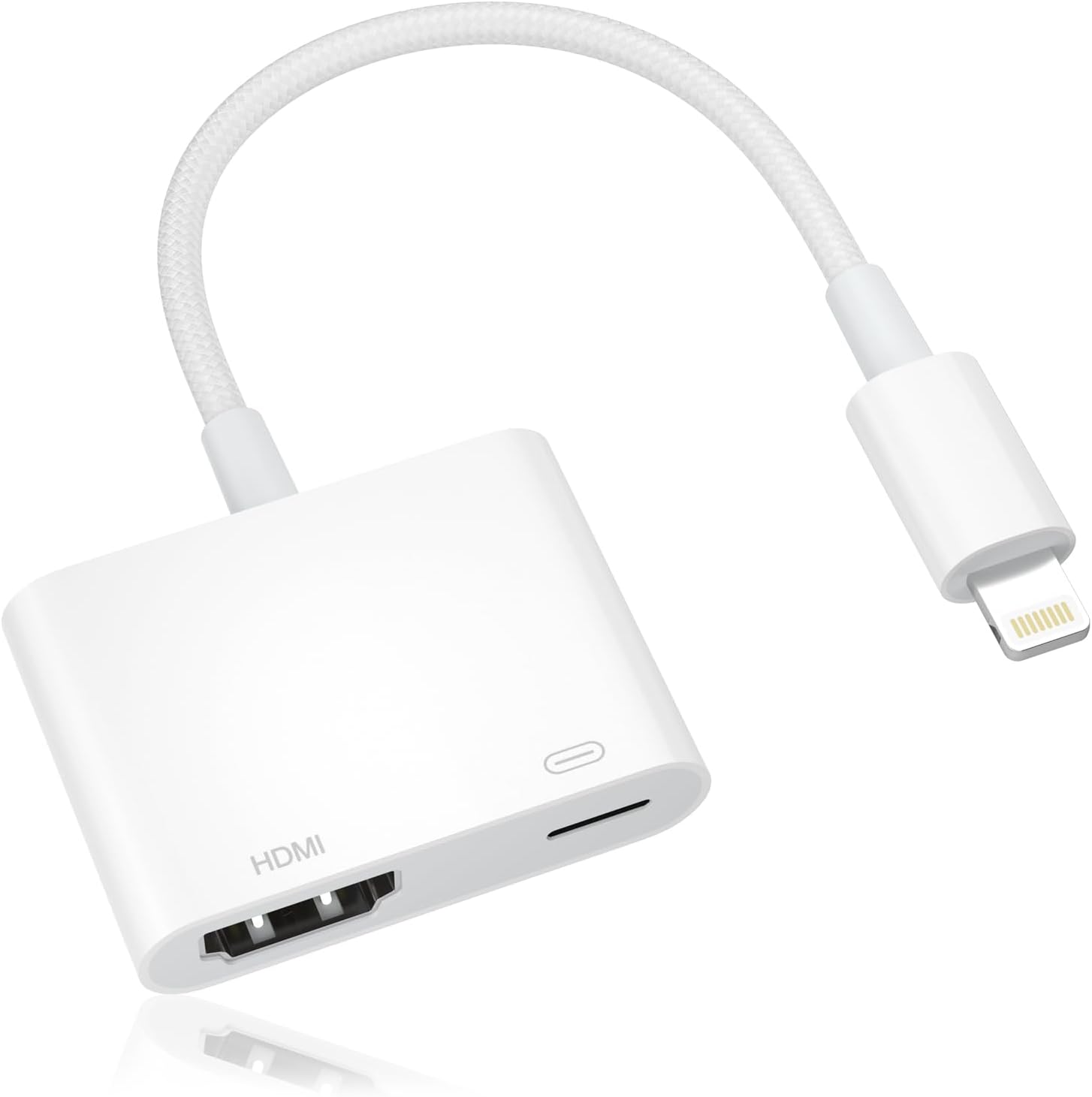 Lightning to HDMI Adapter to TV with Charging Port [MFi Certified ...