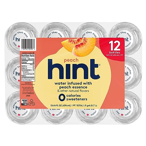 Snapklik.com : Hint Water Peach, Pure Water Infused