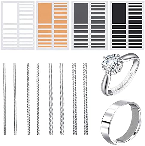 12pcs Invisible Ring Size Adjuster for Loose Rings Ring Adjuster Fit ...