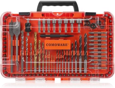 VonHaus 246-Piece Drill and Drive Bit Set with Titanium Coated HSS Bits ...
