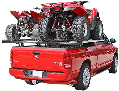 Amazon.com: Titan Ramps Raised ATV UTV Truck Bed Rack Extra Storage ...