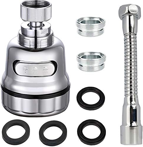 Movable Kitchen Sink Tap Spray Head, 360° Rotatable Anti-Splash Faucet ...