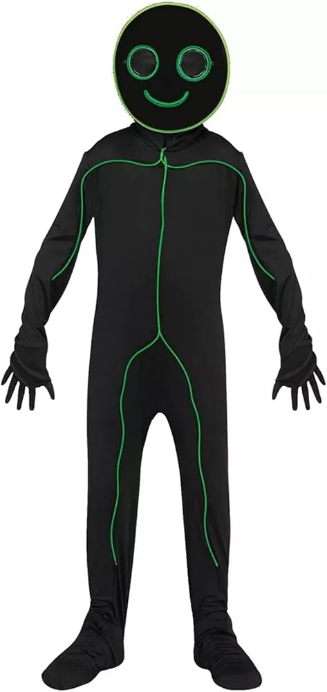 Glow Stick Alien Costume Pick Me Up Alien Inflatable Costume For