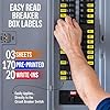 Amazon.com: 170 Circuit Breaker Decals - 100 AMP Set - Vinyl Labels for ...