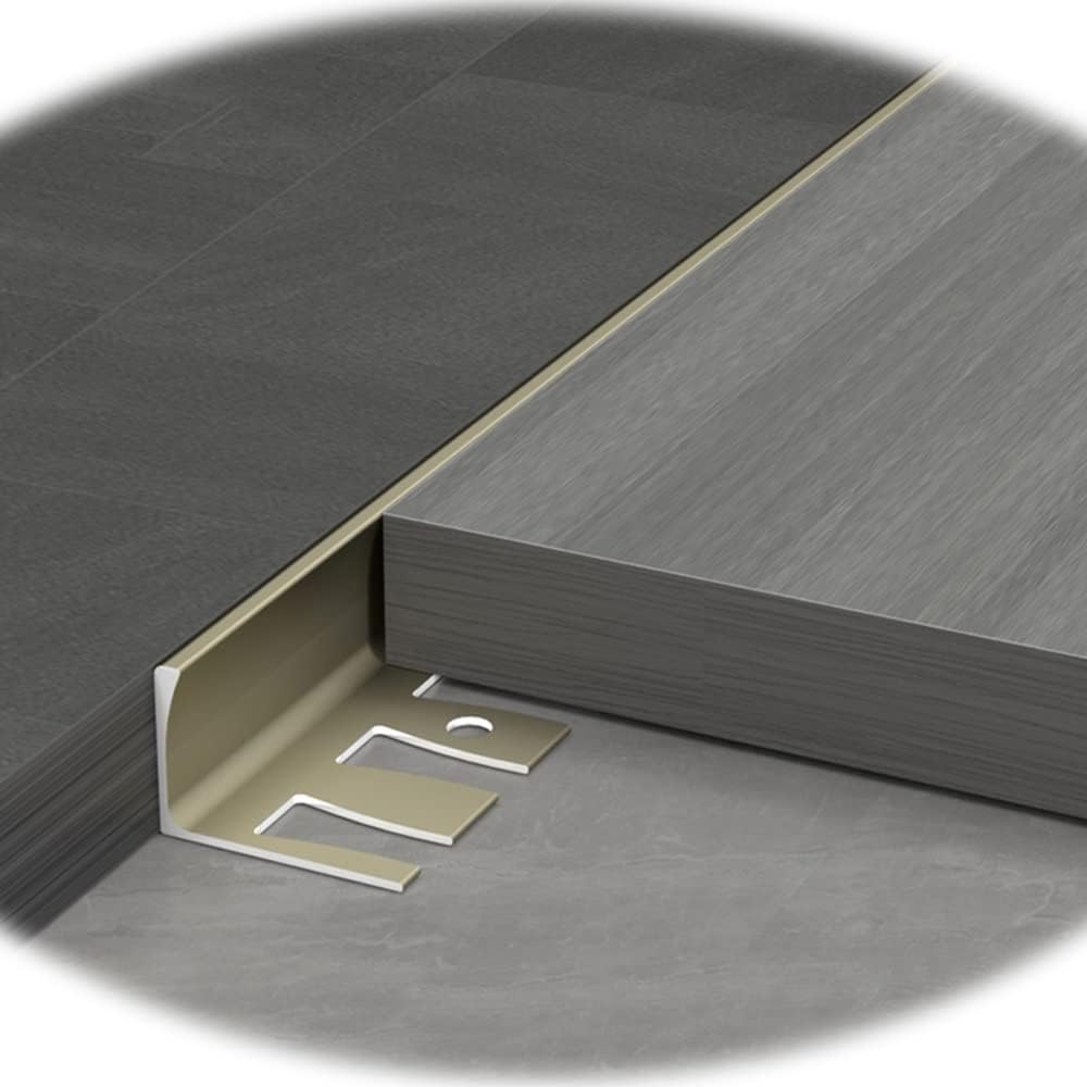 Amazon.com: MKEING Bendable Transition Strip for Floor Gap, L Molding ...