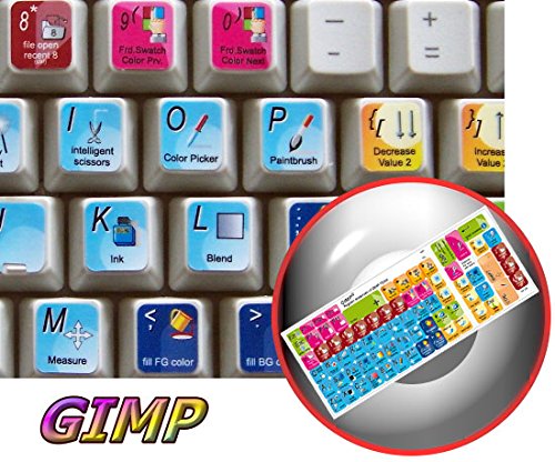 NEW GIMP STICKERS FOR KEYBOARD | Amazon.com.br