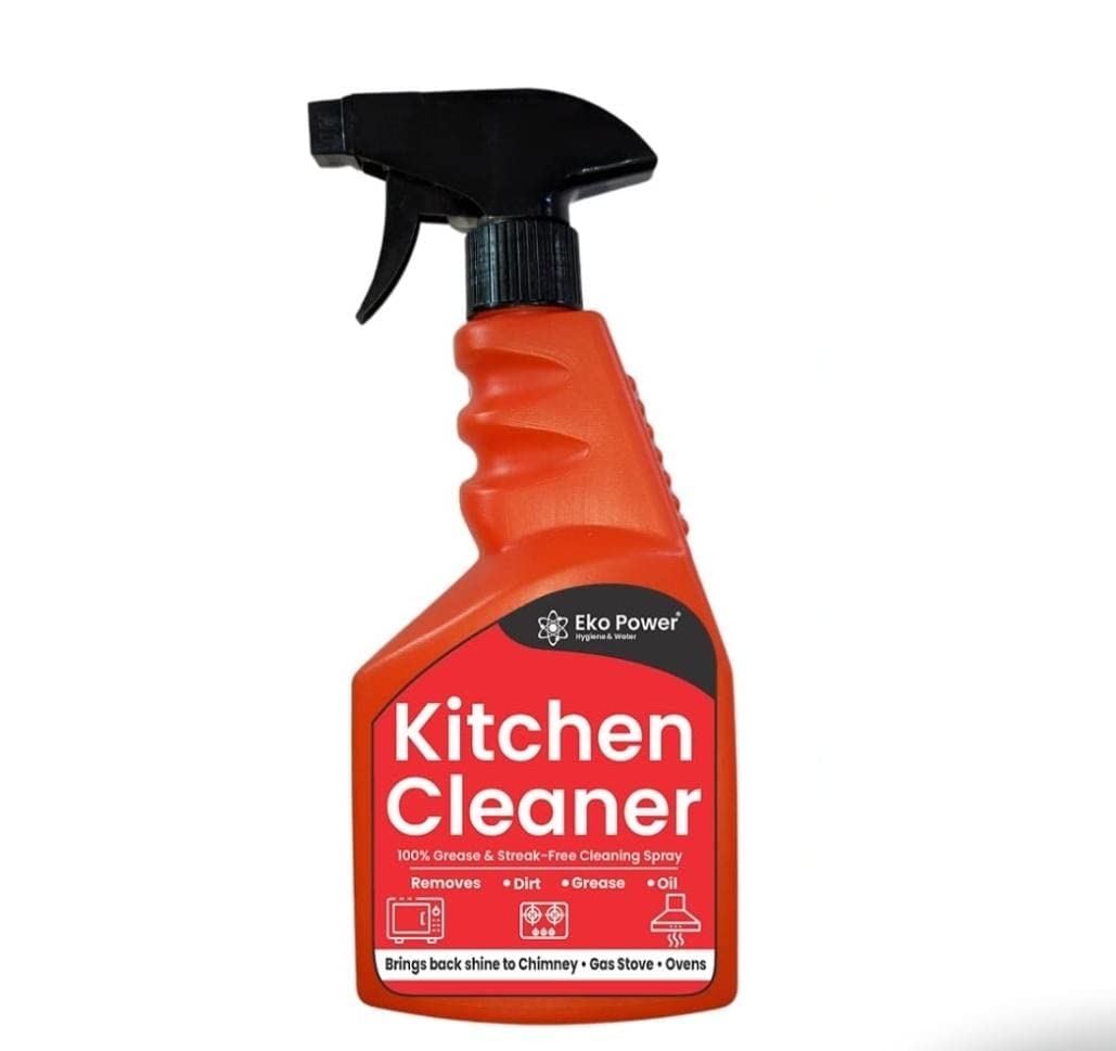 EcoCare Kitchen Liquid Cleaner Spray Oil & Grease Stain Remover Stove ...