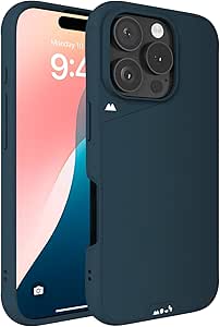 Mous for iPhone 16 Pro Max Case MagSafe Compatible - Limitless 6.0 - Navy Blue - Protective ...