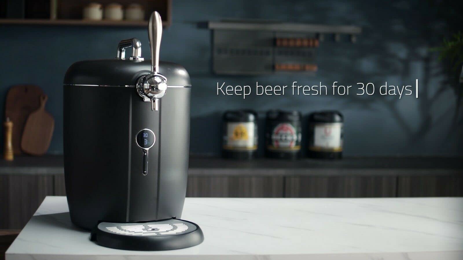 Home Beer Keg Dispenser Kegco HK38BSU 3 Triple Keg Tap Faucet Digital