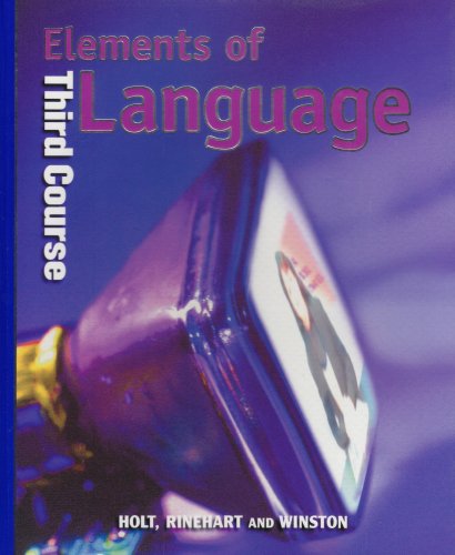 Amazon.com: Holt Elements of Language: Student Edition Grade 9 2001: ...