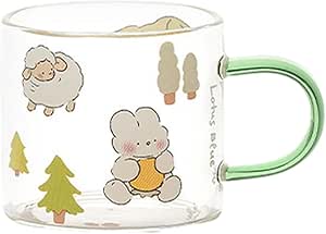 Amazon.com | 100ml/3.5oz High Borosilicate Transparent Glass Small Tea ...