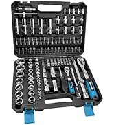 WinHolder Ratchet Wrench Socket Set DIY Tools, Bits, with Case (172PCS ...