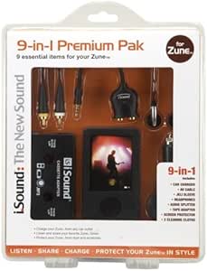 Amazon.com: i.Sound 9 in 1 Bundle Pack for Zune (Black) : Automotive
