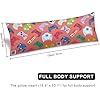 Amazon.com: Game Body Pillow Cover for Boys Gifts Gaming Pattern Long ...