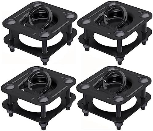 Amazon.com: D Ring Tie Down Anchors Recessed D-Rings Trailer Tie Down ...