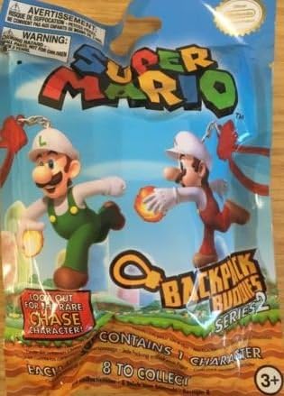 Super Mario Backpack Buddies SERIES 2 Blind Bag Clip-On Figure : Amazon ...