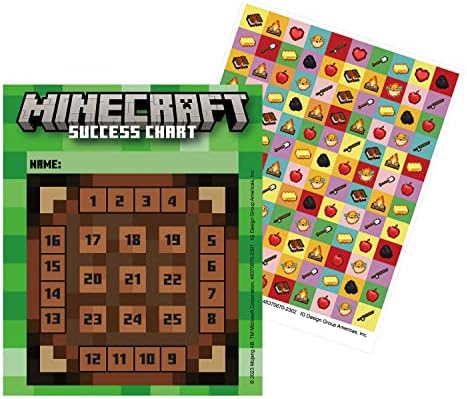 Amazon.com : Eureka Minecraft Mini Student Sticker Reward Charts for ...