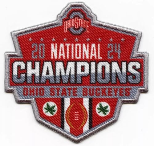 Amazon.com: Ohio College Football State Patch Buckeye Embroidered Iron ...