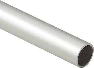 DUVAL BILCOCQ Round Anodised Aluminium Tube Diameter 16 mm Thickness 1. ...