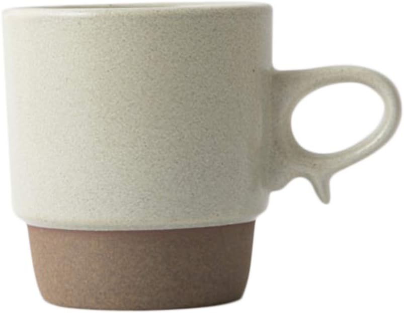 Amazon.com: Japanese Pottery Ceramic Mug - Ivory, Scissor Handle ...