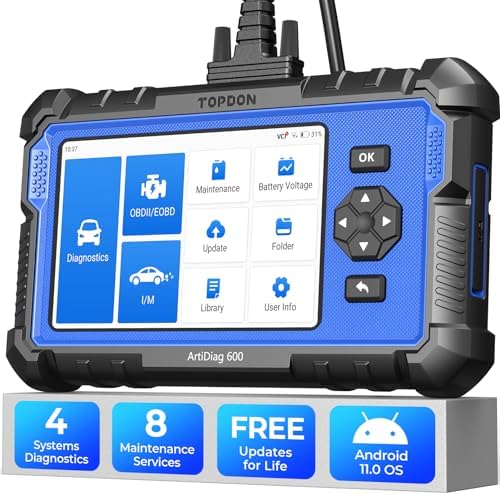 Amazon.com: TOPDON Upgraded AD600 OBD2 Scanner, Diagnostic Tool, ABS ...