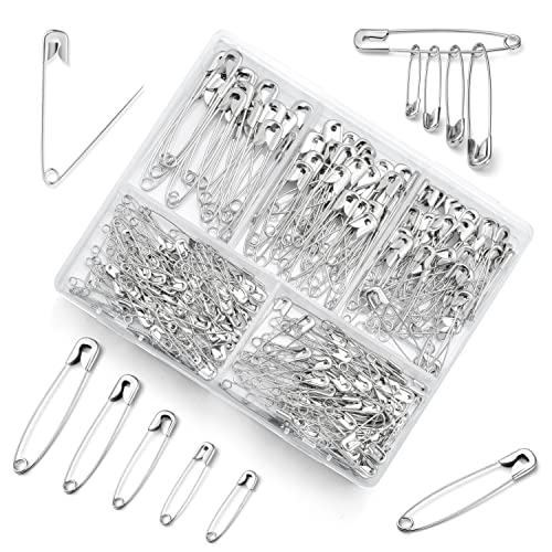 Snapklik.com : Crafare 280 Pack 1-2.2 Inch Safety Pins Assorted Size ...