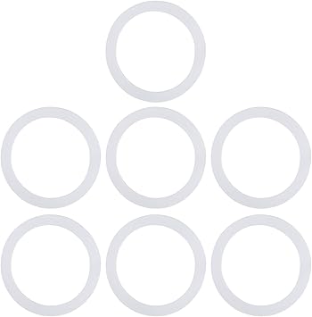 7Pcs Silicones Lid Gaskets Rings Round Sealing Glass Cups for Insulated ...