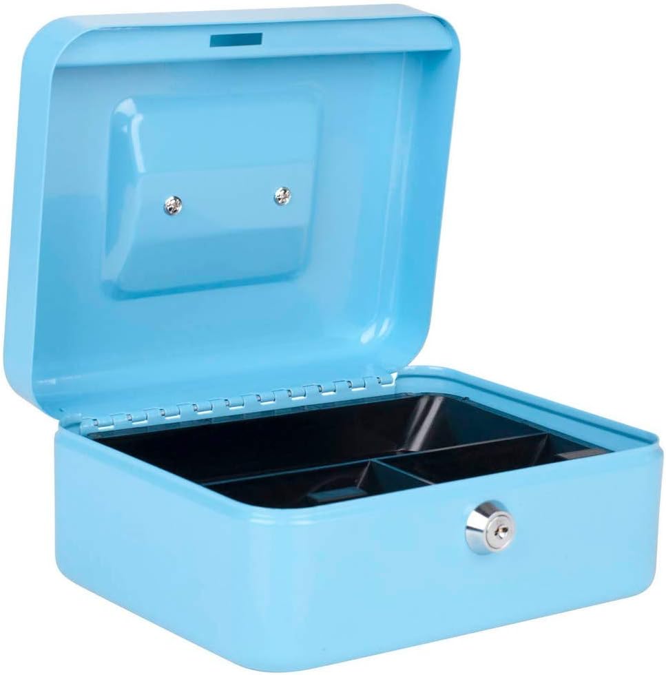 Amazon.com : Pavo Pavo 8007929 Cash Box Light Blue : Office Products