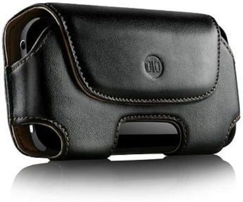 Amazon.com: Original DLO BLACK Leather Holster HipCase Case for the RIM ...