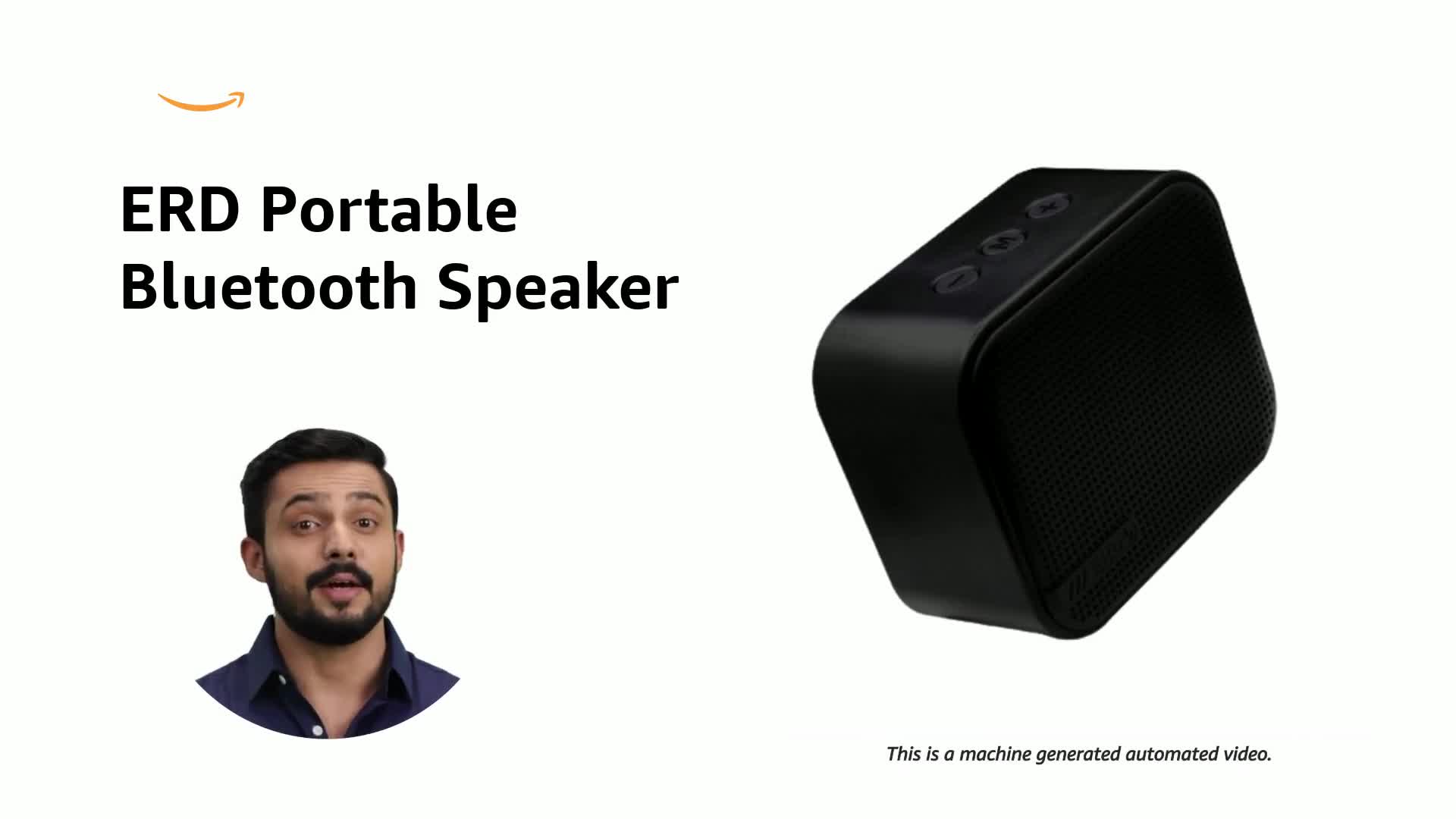 Watch ERD Portable Bluetooth Speaker Overview on Amazon Live