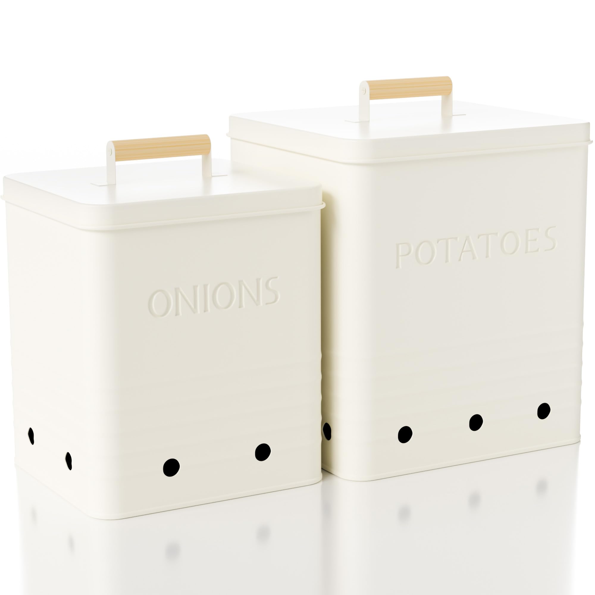 Amazon.com: Beautiful Potato and Onion Storage Container Set ...