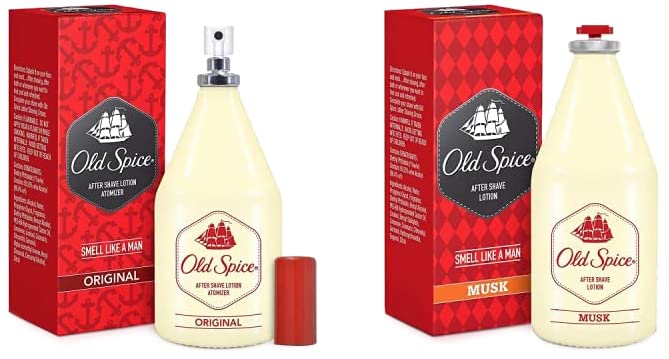 Old Spice After Shave Lotion - 150 ml (Atomizer Original) & Old Spice After Shave Lotion - 100 ...