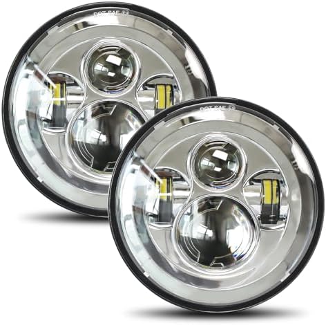 Amazon.com: VI9000 7 Inch Led Headlight Round H6024 Led Headlight DOT ...