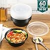 Amazon.com: 60 Pack Round Meal Prep Containers, 30 Oz Food Storage ...