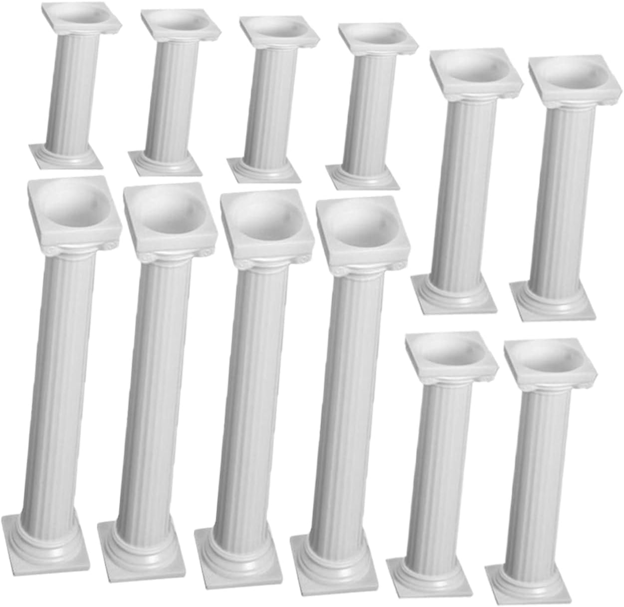 Amazon.com: Abaodam 12pcs Roman Pillar Cake Stand Roman Column Cake ...