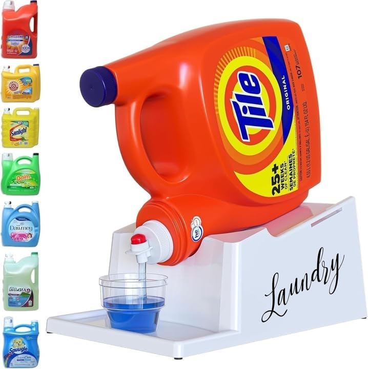 Amazon.com: Skywin Laundry Detergent Holder Stand Organizer and Drip ...