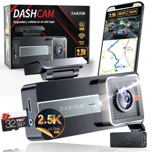 REKION Super Pack Dashcam ULTRAWIDE Full HD 2.5K + Tarjeta 32GB ...