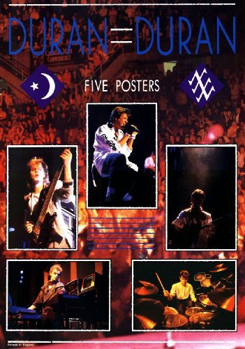 Duran Duran - Red Poster Book - 5 Separate Unbound Posters: Duran Duran ...
