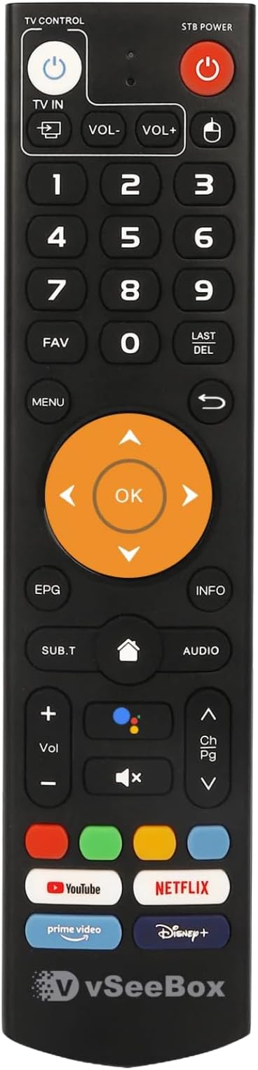 Amazon.com: ZWP V3 Pro Replacement Voice Remote Control fit for vSeeBox ...