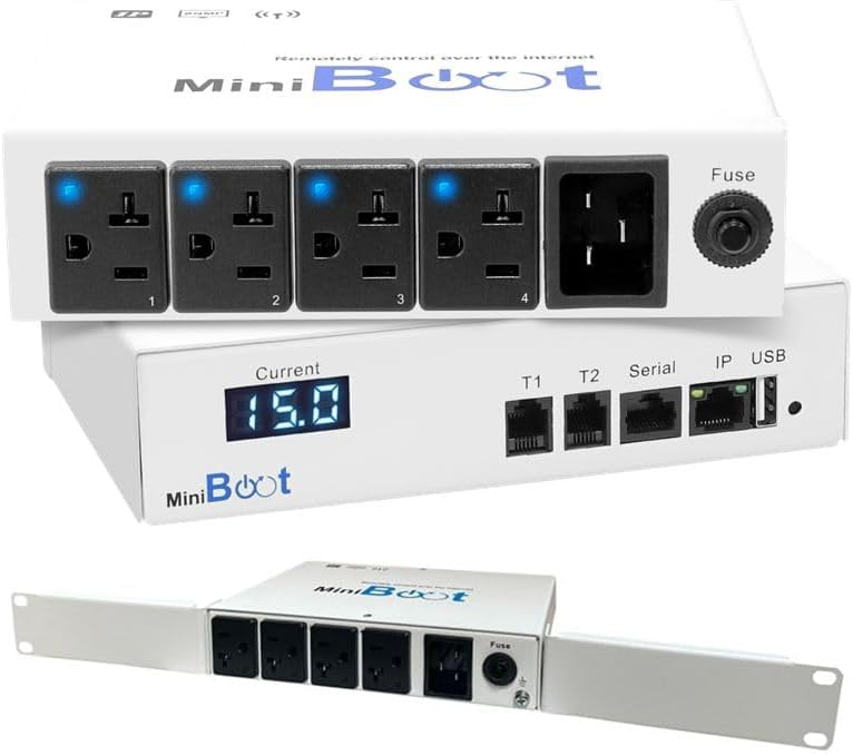 Amazon.com: Smart PDU - IP Remote Reboot Power, 4 Switched NEMA 5-15R ...