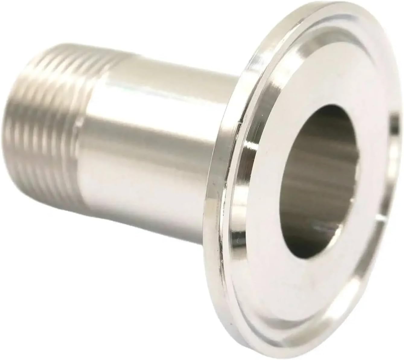 1" BSPT Male x K64mm(2 inch TC) 304 Stainless Pipe Ferrule Fit