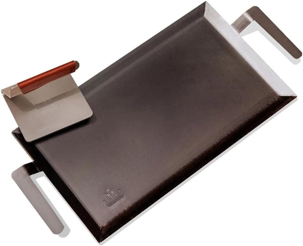 Amazon.com: Made In Cookware - Carbon Steel Griddle + Grill Press ...