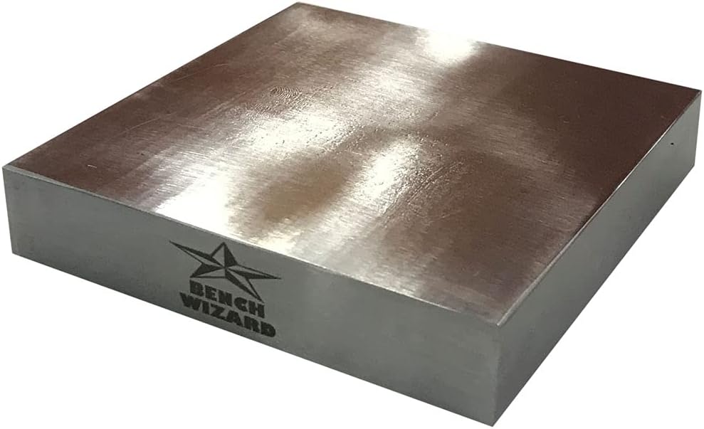 Amazon.com: Bench Wizard 4" Steel Bench Block - Solid Metal Block for ...