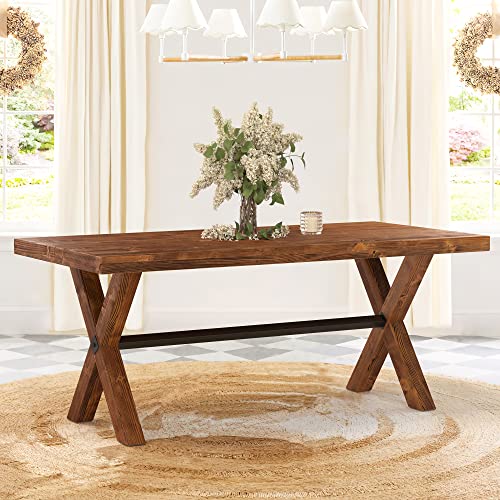 Top 10 Best Solid Wood Dining Table : Reviews & Buying Guide - Katynel