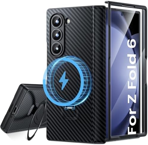 Amazon.com: WSKEN for Z Fold 6 Case with Magnetic Stand,Compatible with ...