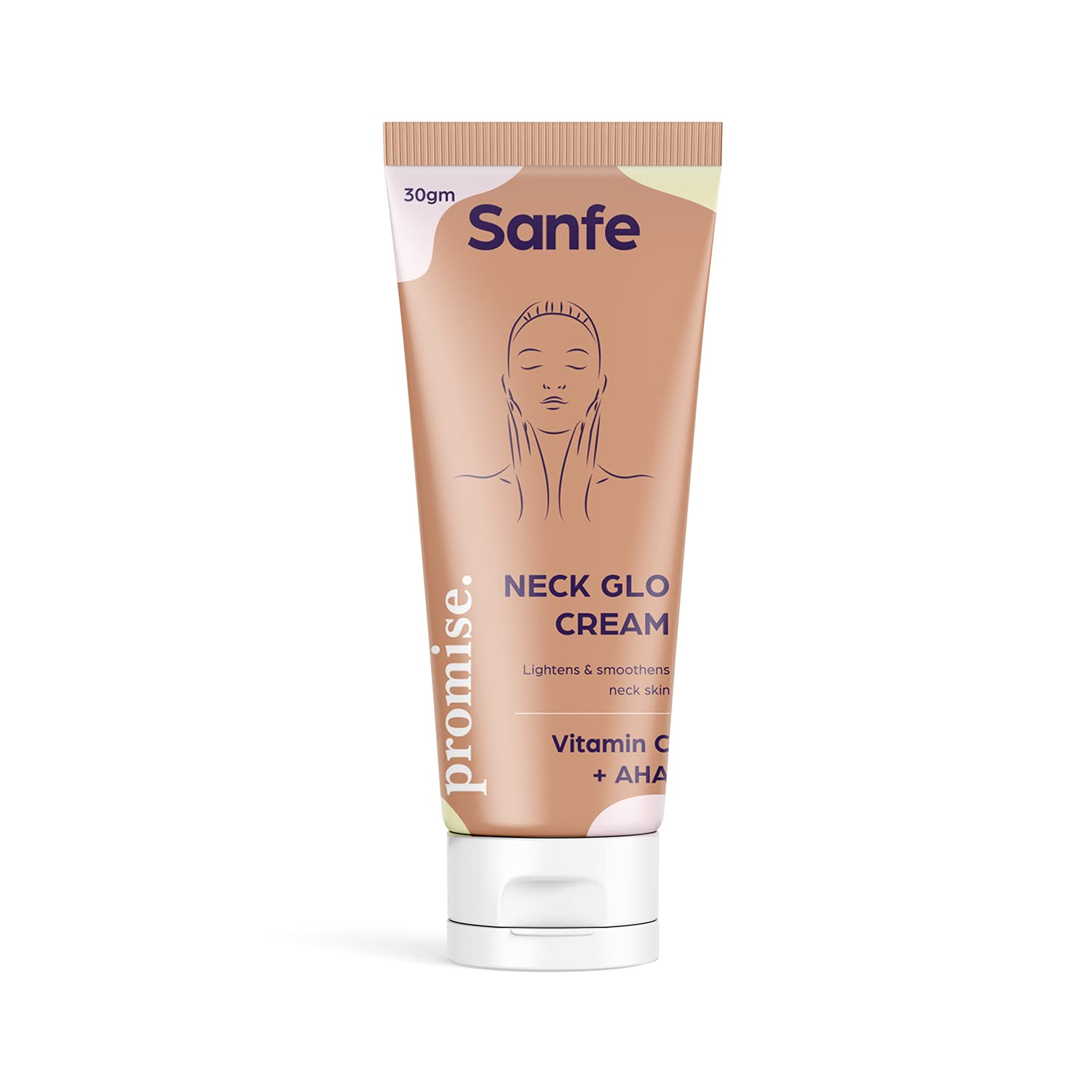 Sanfe Promise Vitamin C Neck Glow Cream | Neck Lightening | Moisturizer ...