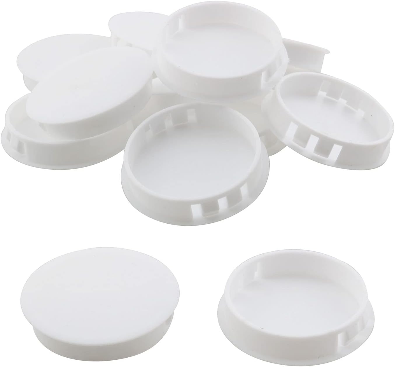 Amazon.com: TAODAN 10pcs Black Hole Plugs 50mm/2" Plastic Round Flush ...