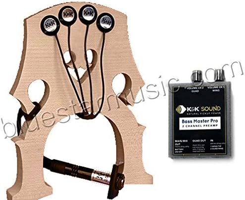 Amazon.com: K&K Sound Systems Bass Master Pro Pickup System for Upright ...
